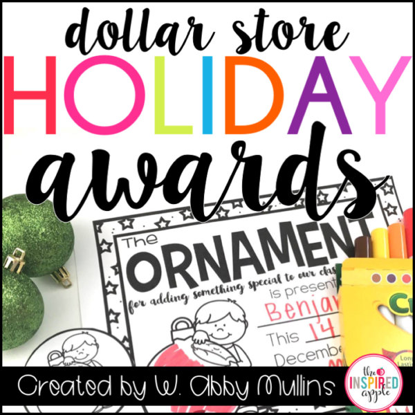 Dollar Store Holiday Awards - Babbling Abby