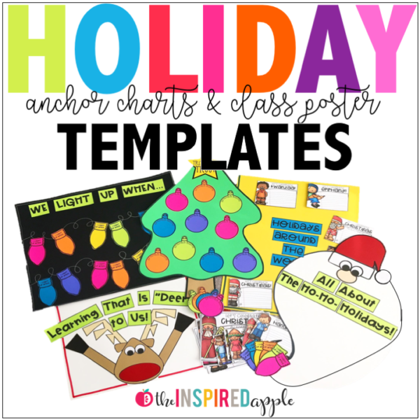 Holiday Anchor Charts & Class Posters! - Babbling Abby