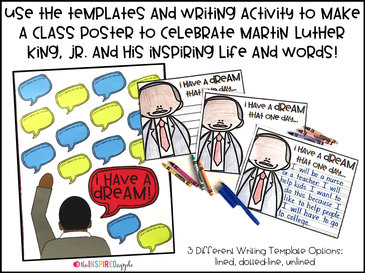 Teachers! Celebrate Martin Luther King, Jr. with this class poster and ...