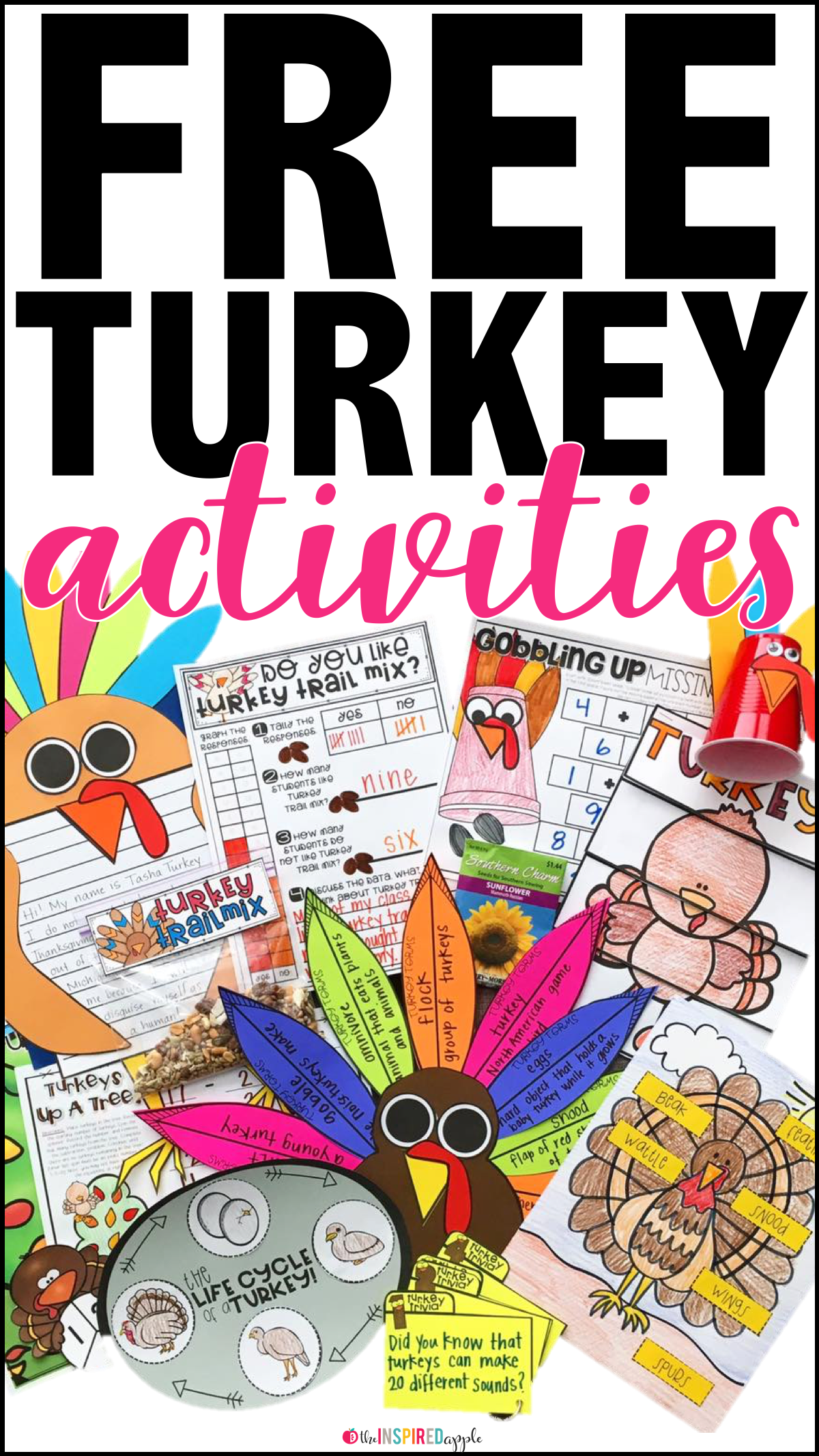 Turkey Activities for the Primary Classroom - Babbling Abby
