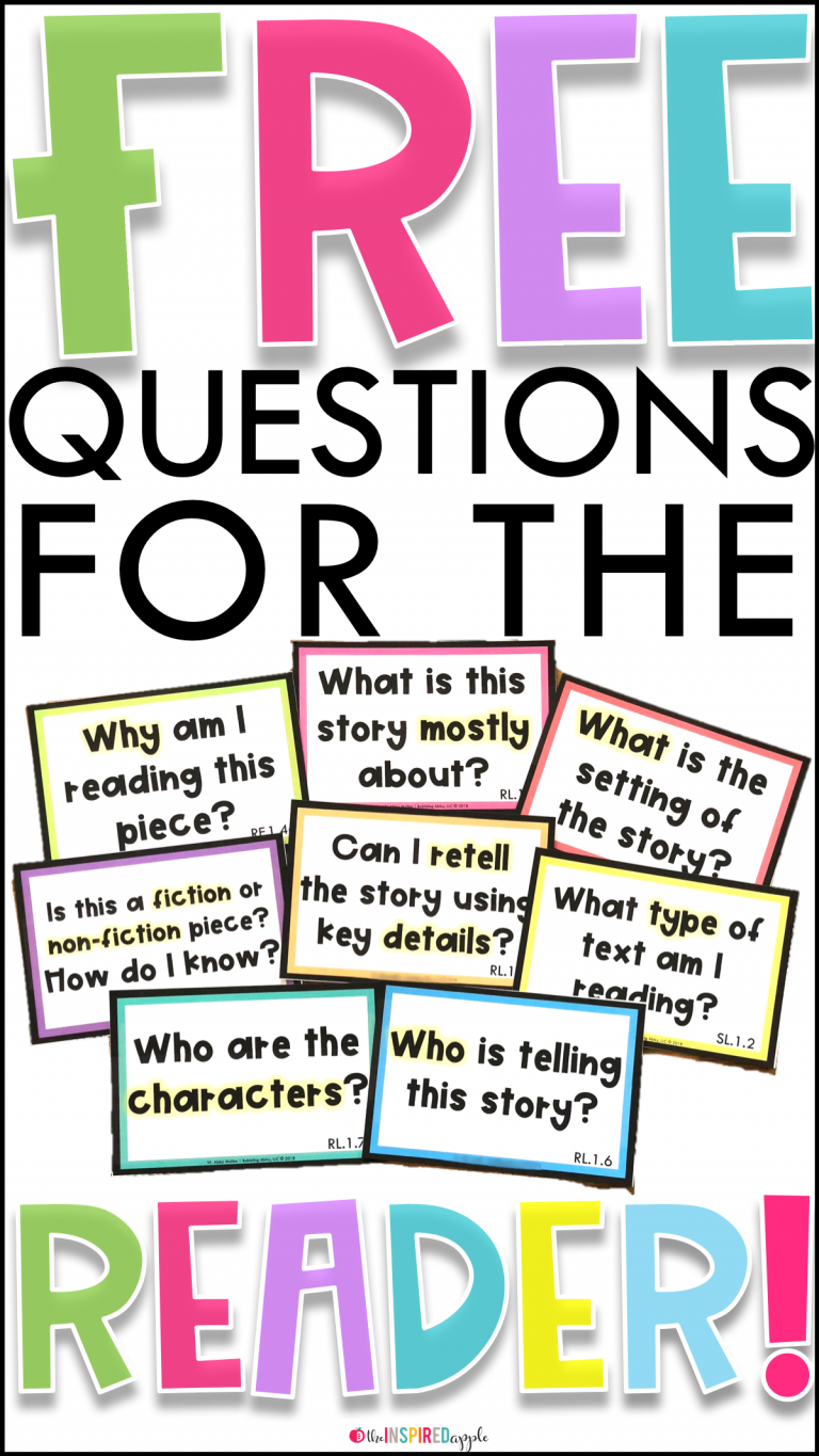 Key Ideas and Details - Questions To Ask While Reading - Babbling Abby