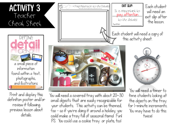 How to Teach Key Details and Main Idea - Babbling Abby