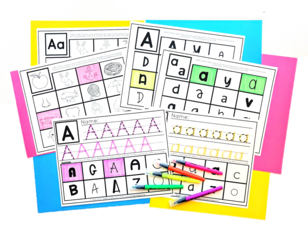 Highlight-a-Letter Activities - Babbling Abby