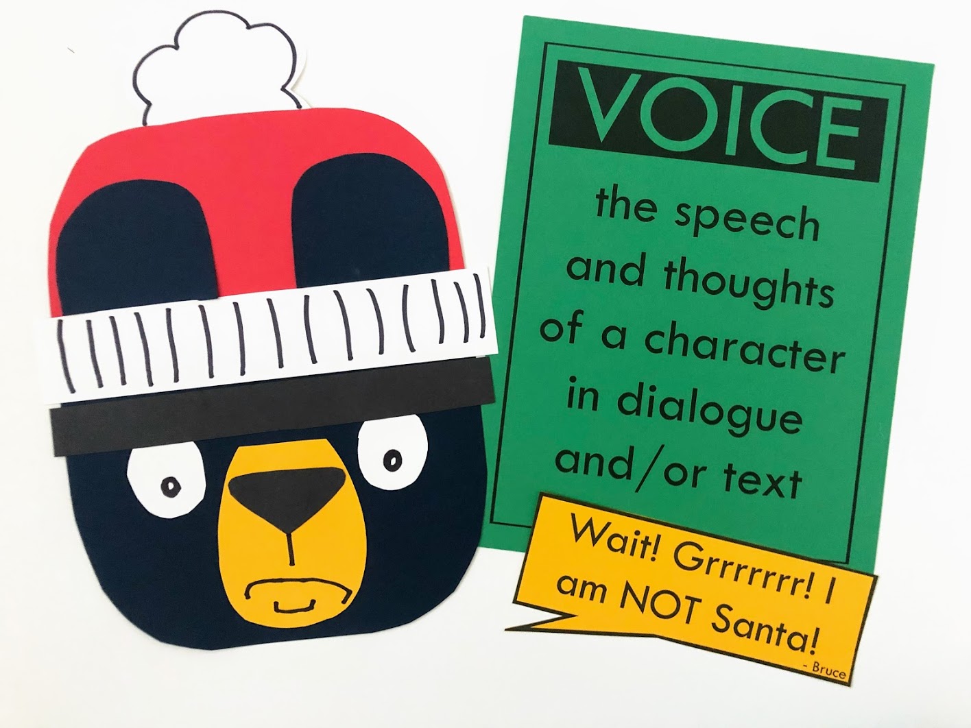 Santa Bruce Craft - Babbling Abby