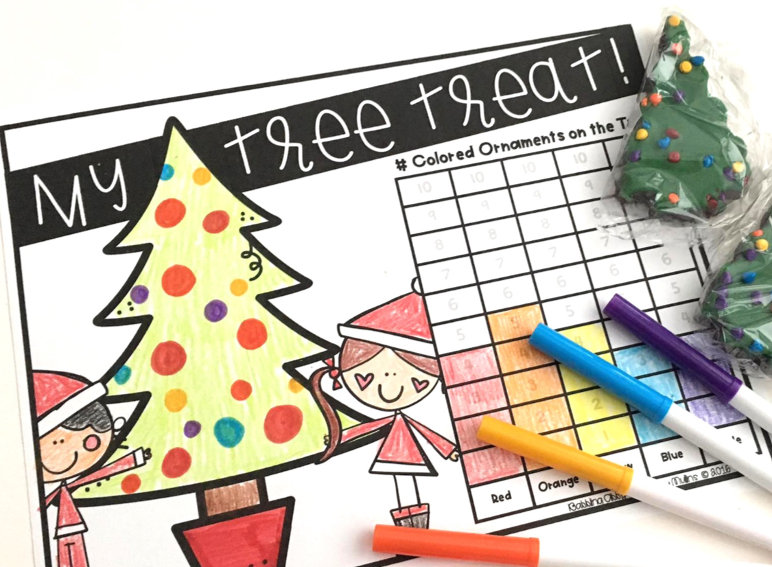 Christmas Graphing Activity for Kids - Babbling Abby