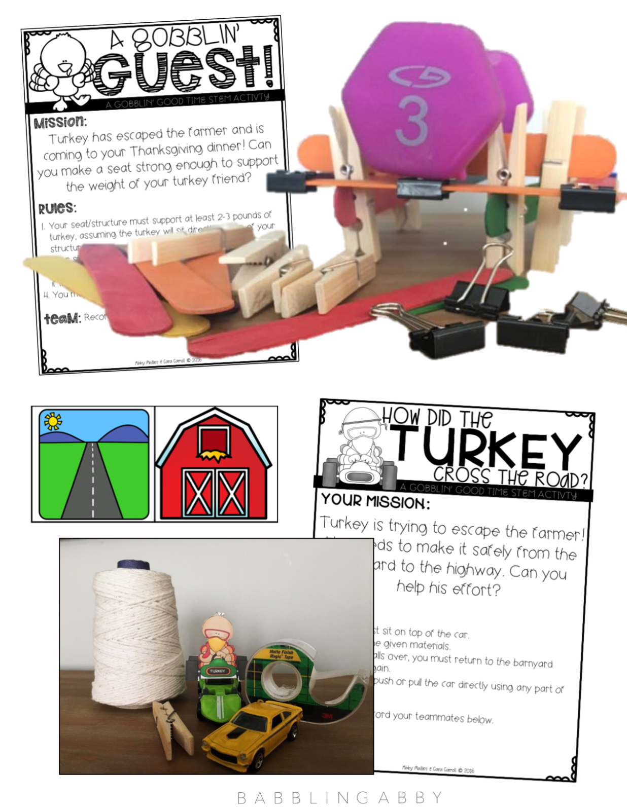 Free Turkey Classroom Resources - Babbling Abby