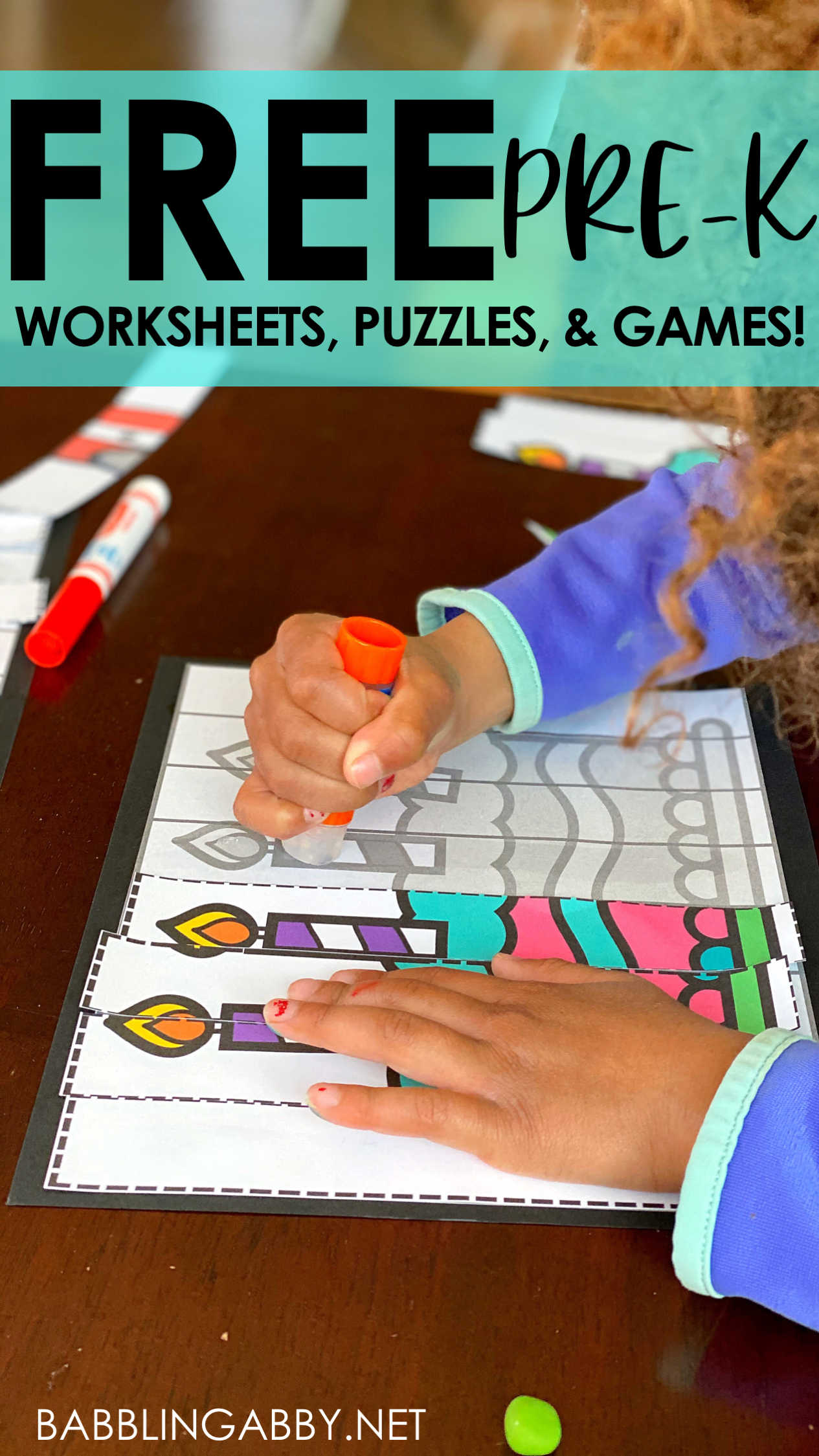 This post shares a ton of FREE pre-k, preschool, and kindergarten ...