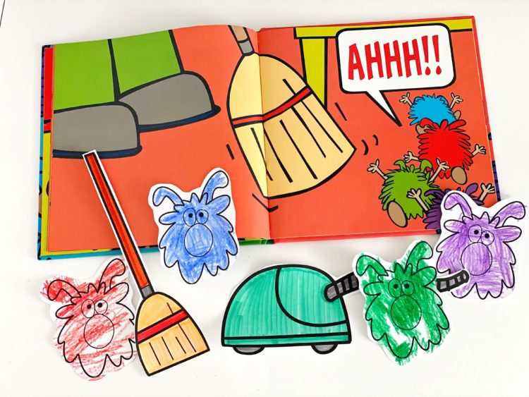 Free Activities for the Book, Rhyming Dust Bunnies - Babbling Abby