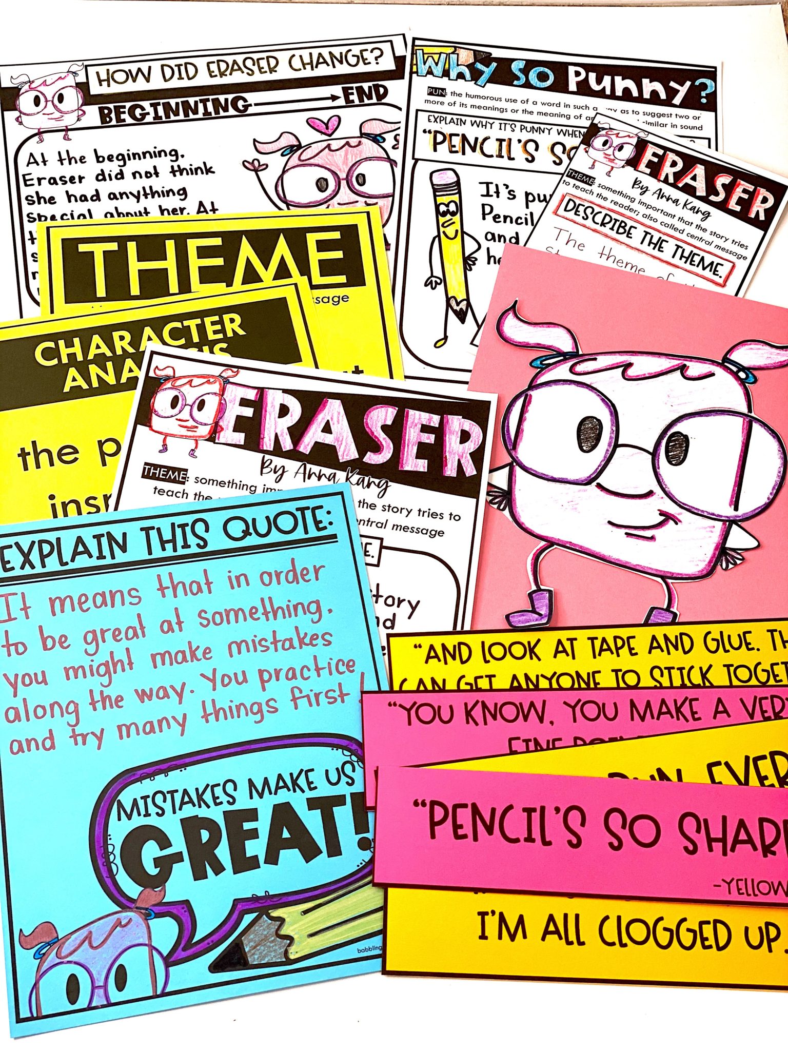 Video & Free Activities for the Book, Eraser - Babbling Abby
