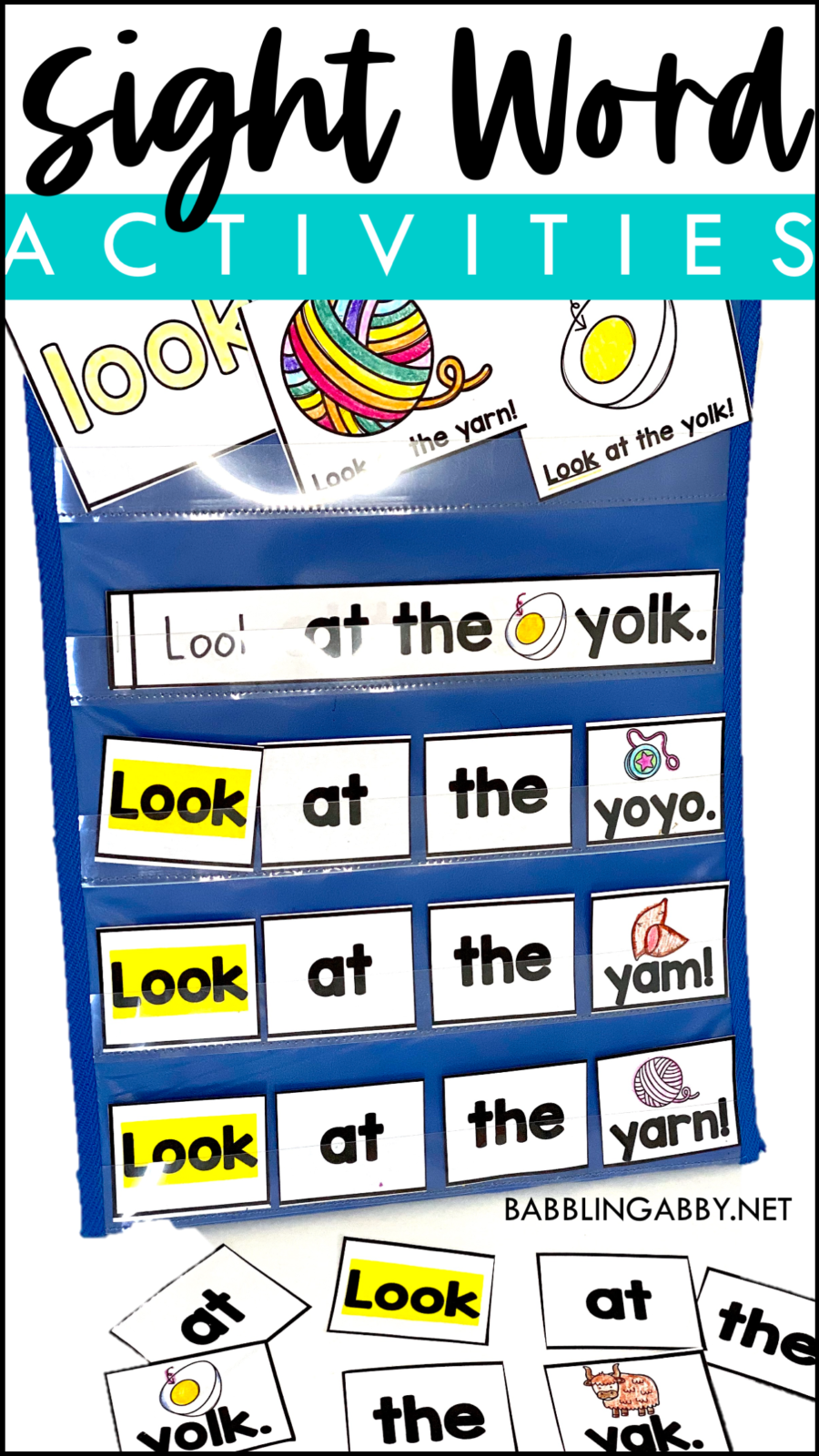Sight Word Activities for Preschool and Kindergarten - Babbling Abby