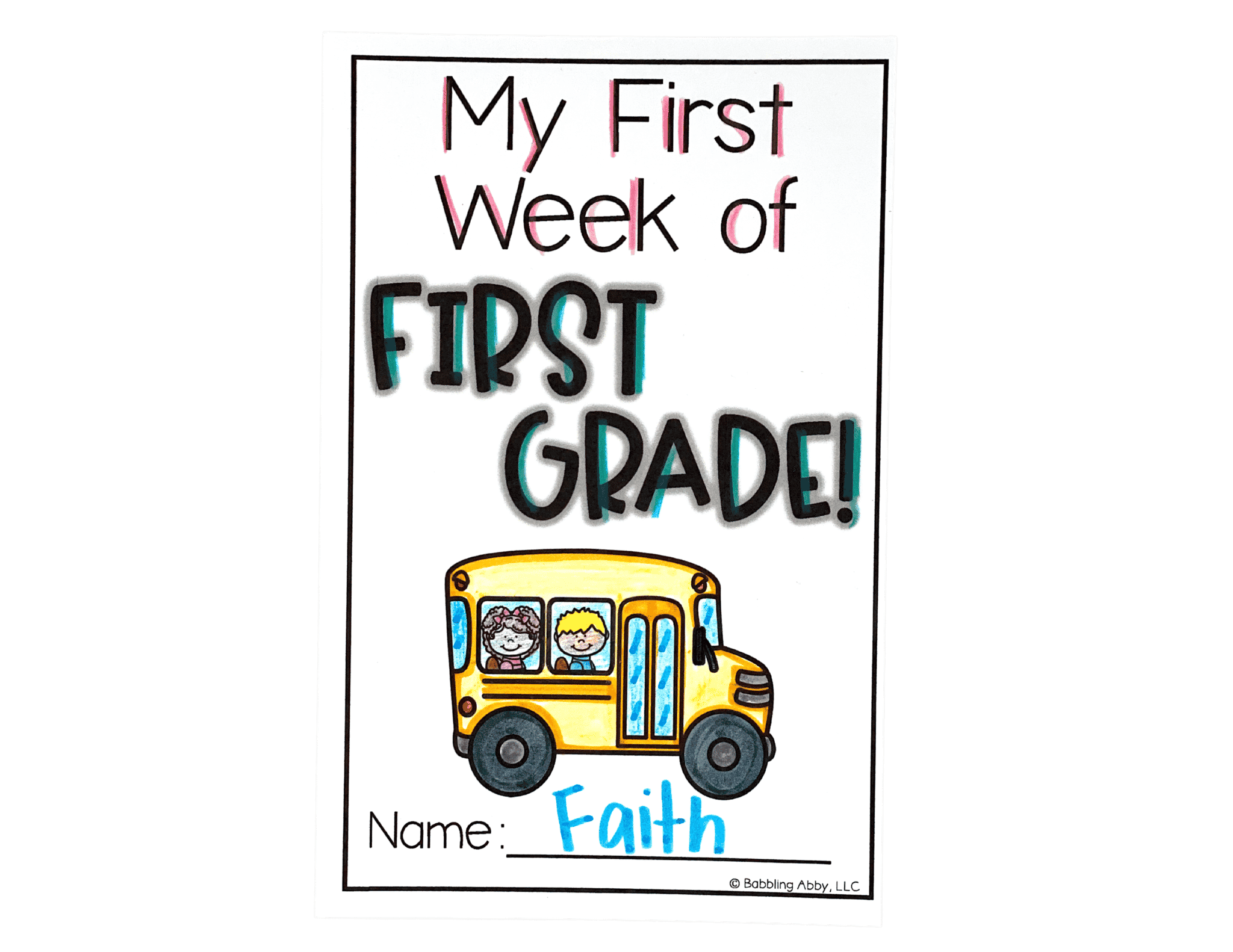 The Best Back To School Activities For First Grade Babbling Abby The Best Back To School Activities For First Grade Babbling Abby