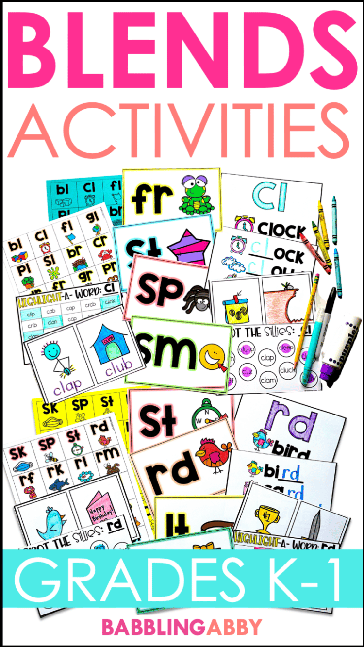 Beginning and Ending Blends - Babbling Abby